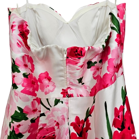 B. Smart | Dresses | Nwot Bsmart Strapless Sweetheart Whiteshades Of ...